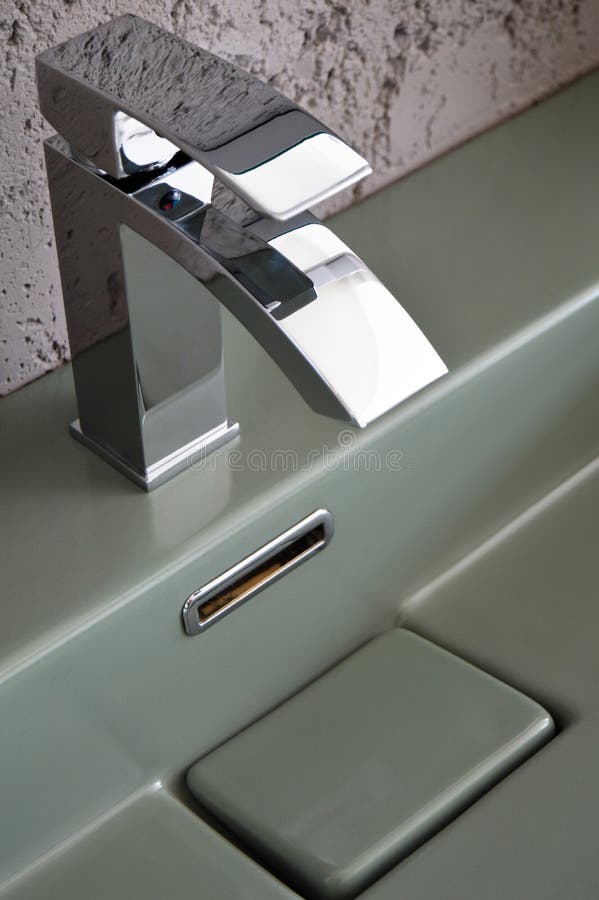 Modern bathroom taps stock image. Image of drought, health - 62754769