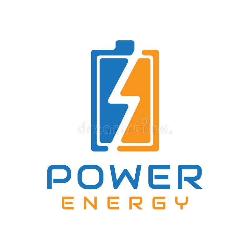 Modern battery logo design stock vector. Illustration of battery ...