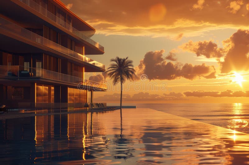 Luxurious Sunset Beach House Featuring an Infinity Pool and ...