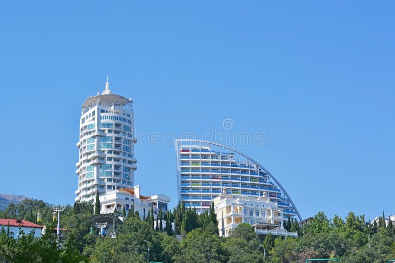 Modern beautiful buildings stock photo. Image of beautiful - 58814778