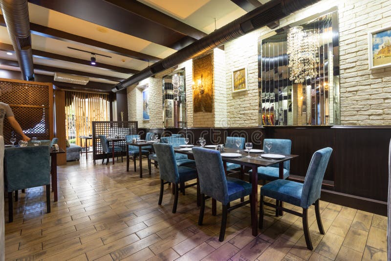 Modern Beautiful Turkish Restaurant Interior Editorial Photography ...