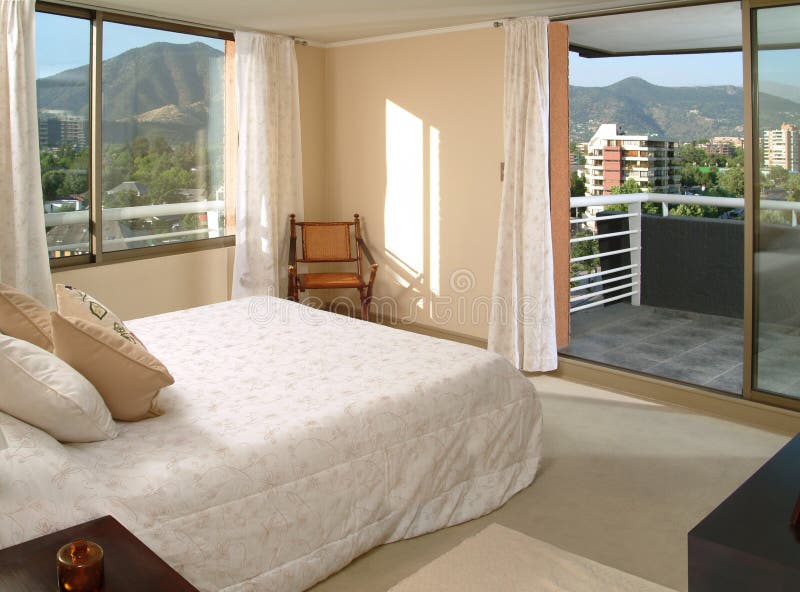 Really nice looking bed stock image. Image of skylight - 11513257