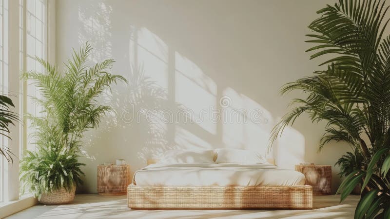 Modern Bedroom Decor - AI Photo of a Minimalist Bed in High Resolution ...