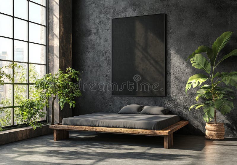 The Modern Bedroom S Interior Design Boasts a Simple, Uncluttered Look ...