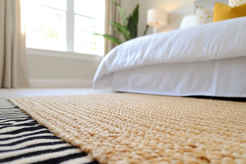 Modern Bedroom with Zebra Print Rug and Natural Light Interior Decor ...