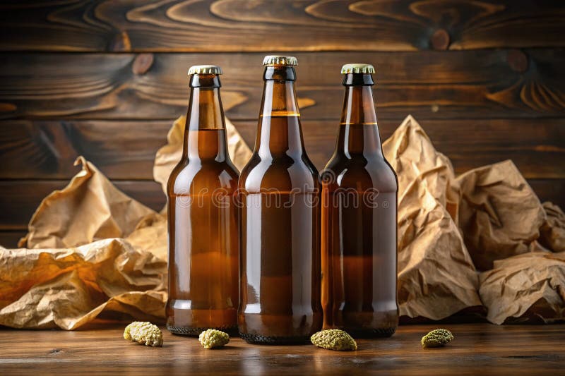 Modern Beer Bottle Mockup Stylish Packaging Design for a Premium Brew ...