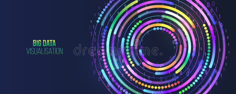 Modern Big Data Visualization Processing Of Data Arrays Sorting Filtering Machine Algorithms