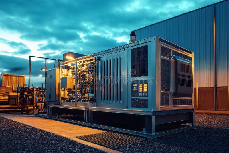 Modern Big Diesel Generator for Power, Robust Modern Diesel Generator ...