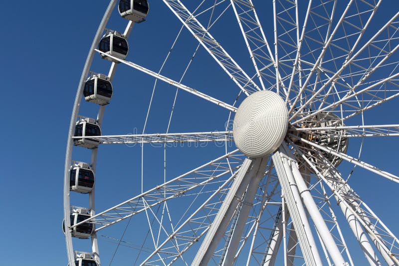Modern big ferris wheel stock image. Image of wheel - 167439091