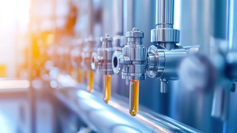 Modern Biodiesel Plant Showcasing Eco Friendly Fuel Processing with ...