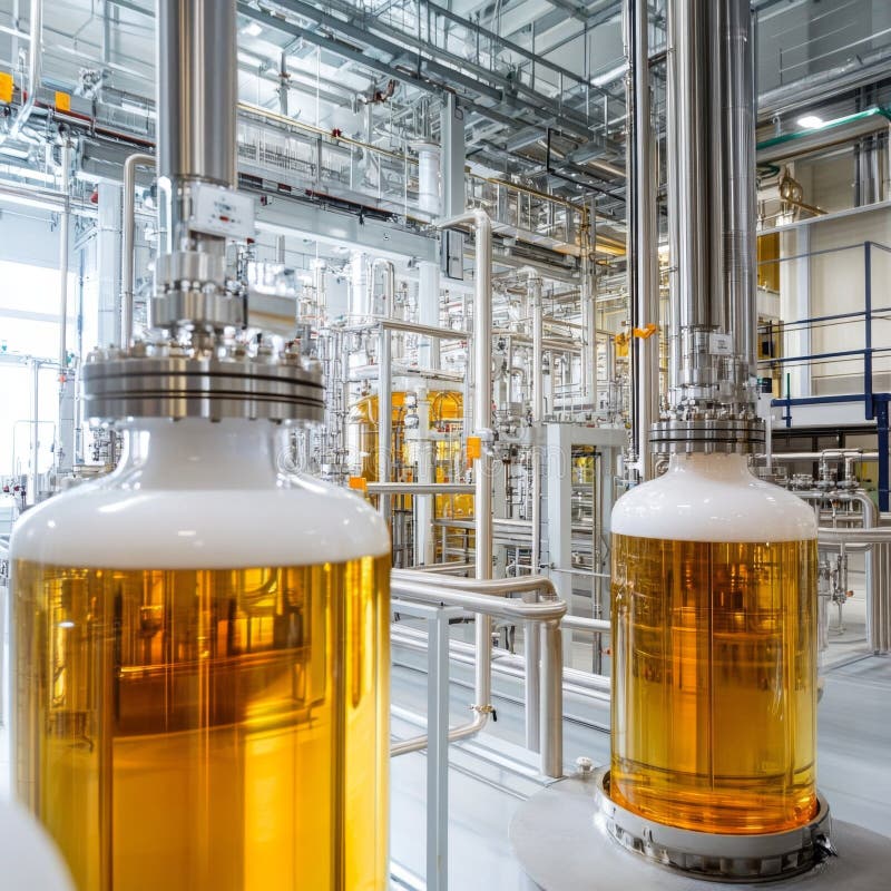 Modern Biodiesel Processing Plant Interior Stock Photo - Image of ...