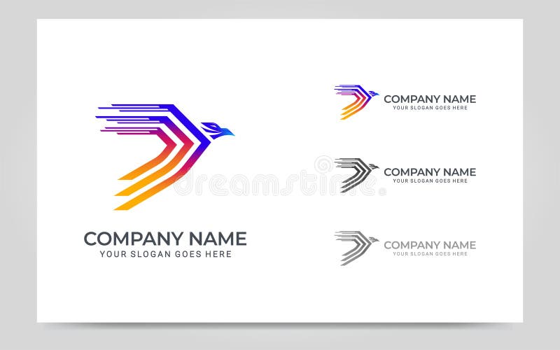 Modern Bird Logo Design. Vector Graphic Illustration Stock Vector ...