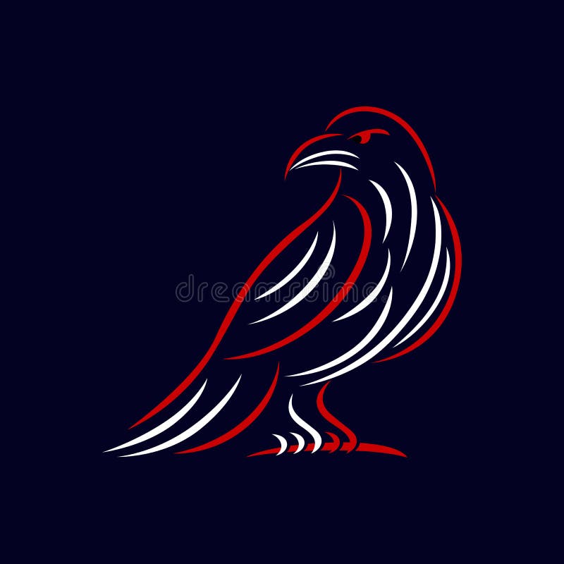 Raven Logo Stock Illustrations – 1,605 Raven Logo Stock Illustrations ...