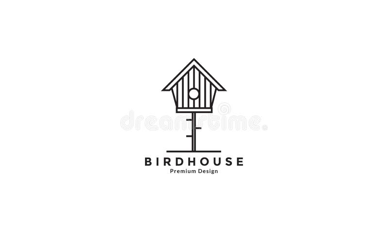 Modern Birdhouse Logo Design Vector Icon Symbol Graphic Illustration ...