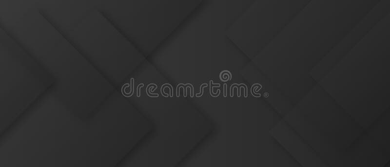 Modern Black Abstract Banner Background Stock Illustration ...