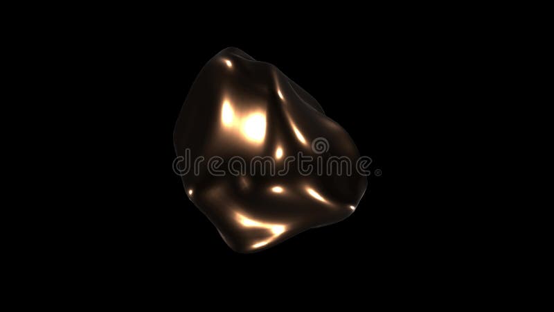 Modern Black Abstract Metal Sphere Digital Art Intro 3d Stock ...