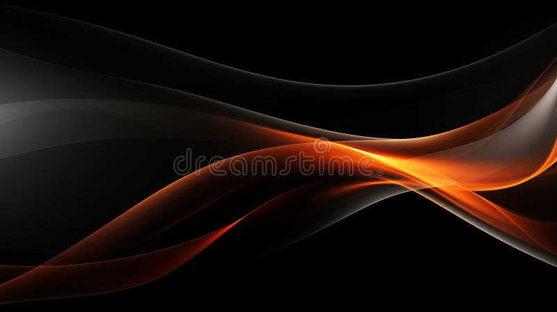 Modern Black Background Line Light Abstract Stock Illustration ...