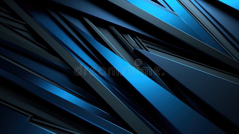 Modern Black Blue Abstract Background AI Generated Image Stock ...