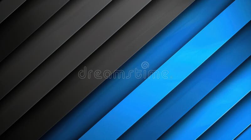 Modern Black, Blue, Silver Gradient with Metallic Texture and Diagonal ...