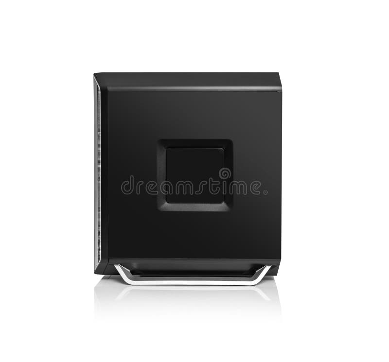 Black Computer System Unit Isolated on White. Stock Image - Image of ... Black Computer System Unit Isolated on White. Stock Image - Image of ...
