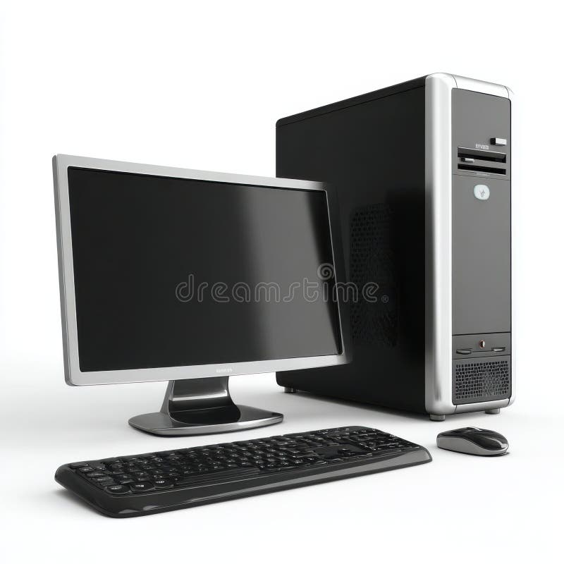 Black Desktop Setup Stock Illustrations – 3,864 Black Desktop Setup ...