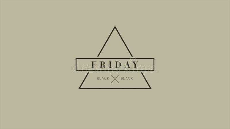 Modern Black Friday Text with Triangle on Green Gradient Stock Video - Video of sale, promo ...