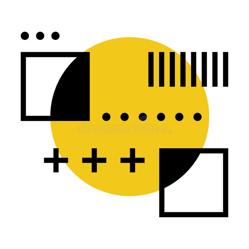 Modern Geometric Shapes in Minimal Style and Basic Forms Vector ...