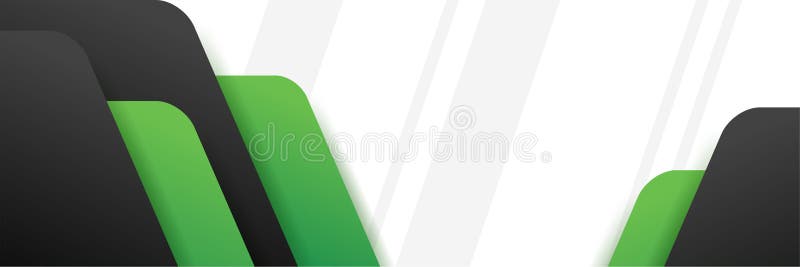 Modern Black and Green Banner Background. Vector Abstract Graphic ...