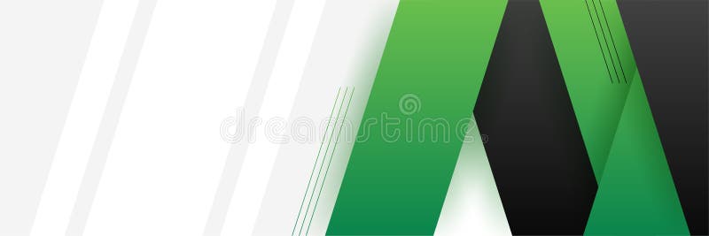 Modern Black and Green Banner Background. Vector Abstract Graphic ...