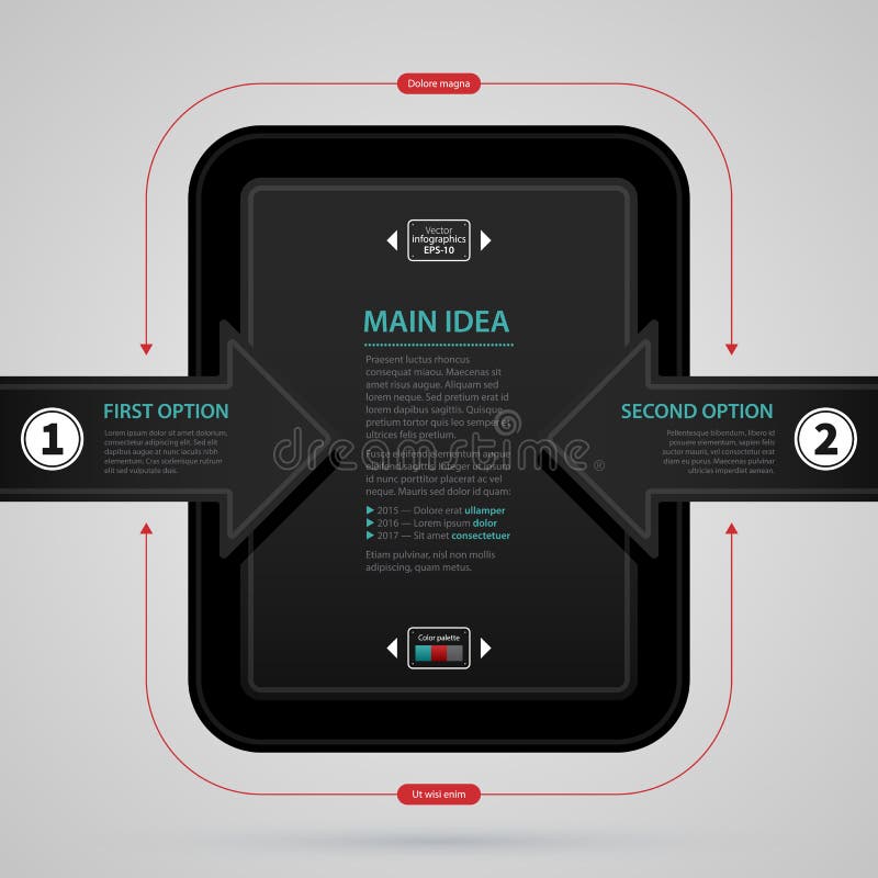 Text Background with Abstract Geometric Element and Glowing Lights ...