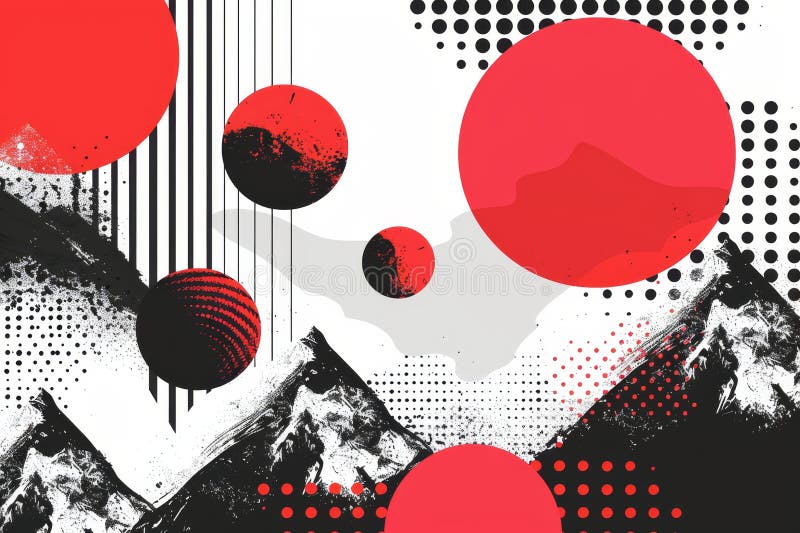 Modern Black and Red Geometric Shape Banner Design for Eye Catching ...