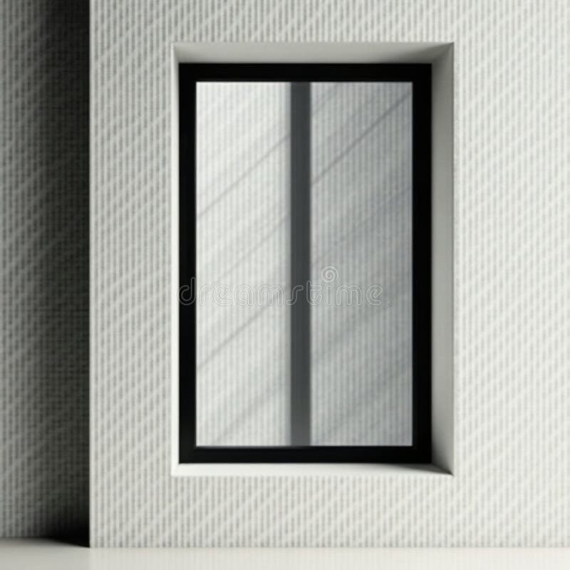 Modern Black Steel Window Frame, Thin Lines, Sharp Angles , Style ...