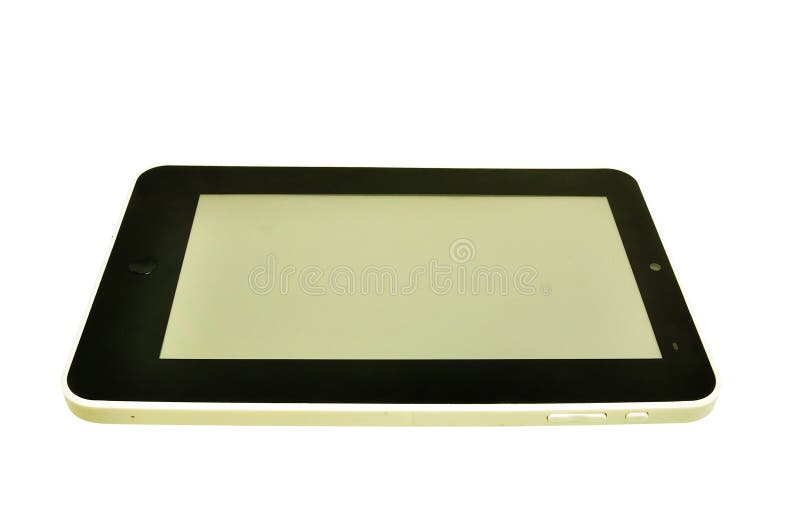 Modern black tablet pc stock image. Image of computer - 41358909