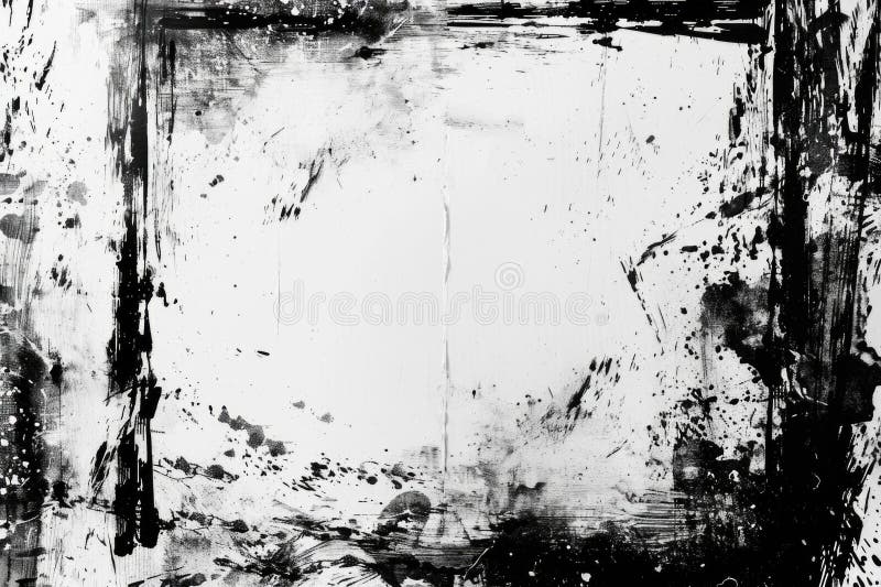 A Modern Black and White Square Frame Painting. Perfect for Interior ...