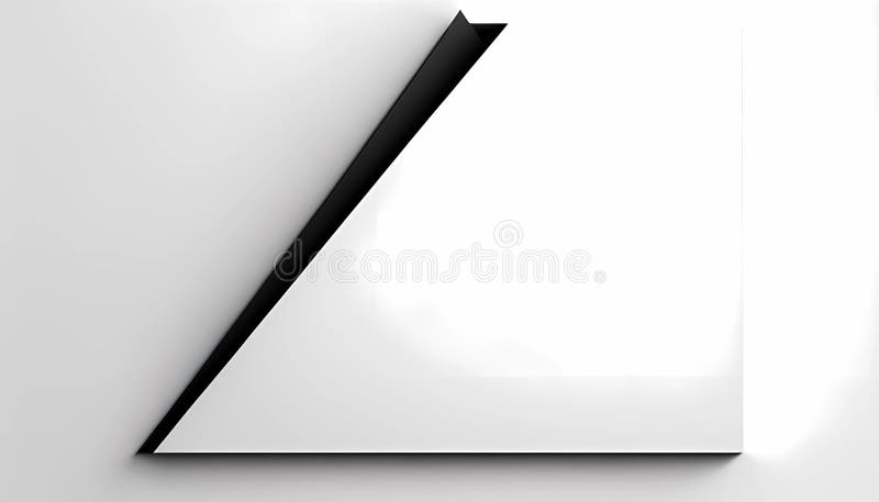 Modern Black and White Triangles, Made with Generative AI Stock ...