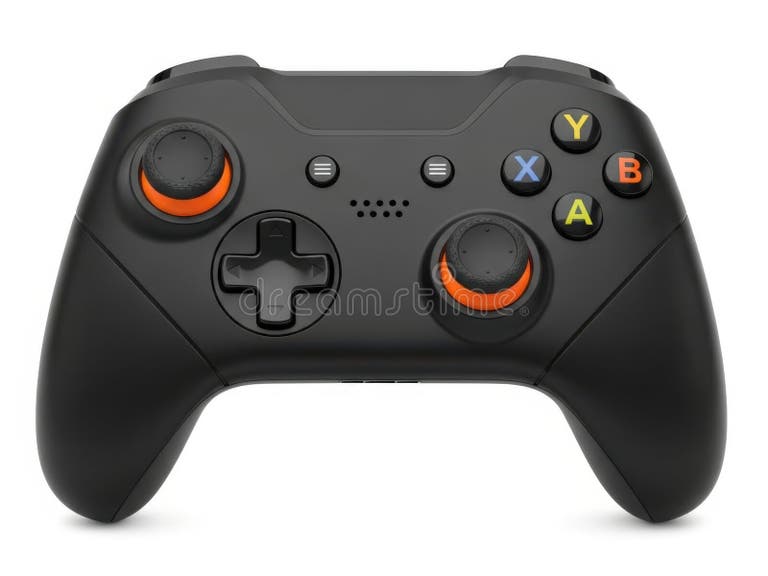 Black Wireless Gaming Controller Stock Illustrations – 5,381 Black ...