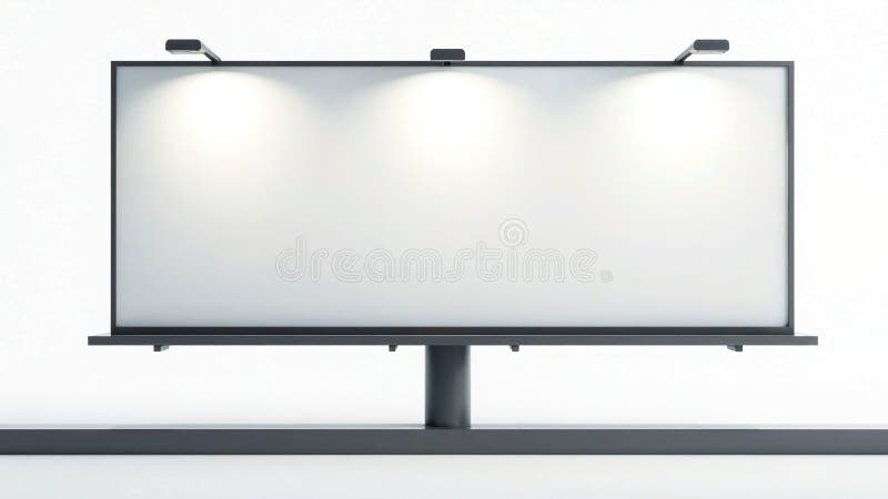 Modern Blank Billboard Mockup for Advertising Designs a HighQuality ...