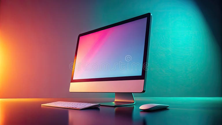 Modern Blank Computer Screen Mockups Versatile Templates for UIUX ...