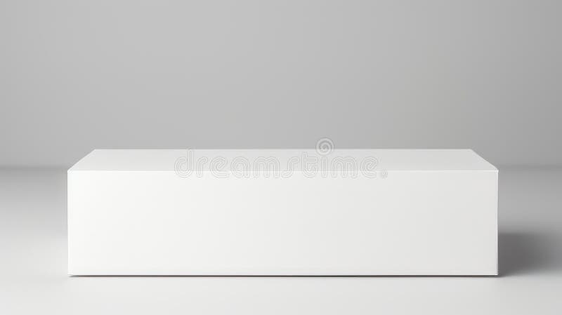 Modern Blank Packaging White Stock Image - Image of crisp, refined ...