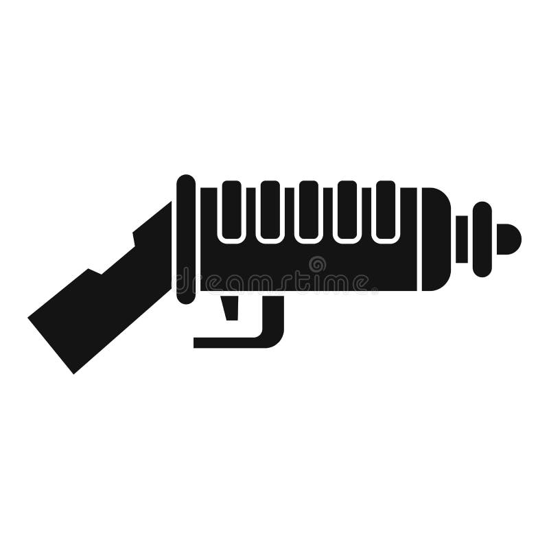 Modern Blaster Icon, Simple Style Stock Vector - Illustration of modern ...