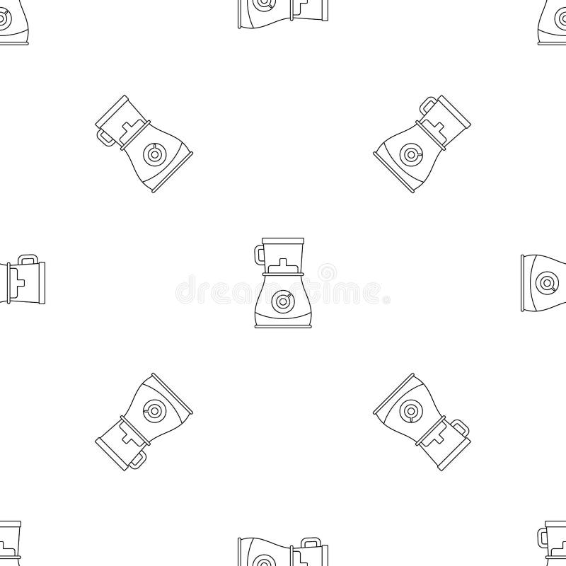 Modern Blender Pattern Seamless Vector Stock Vector - Illustration of ...