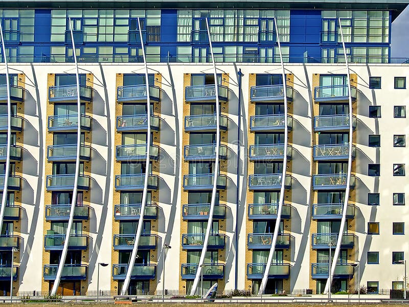 Modern block stock image. Image of apartments, building - 2873657