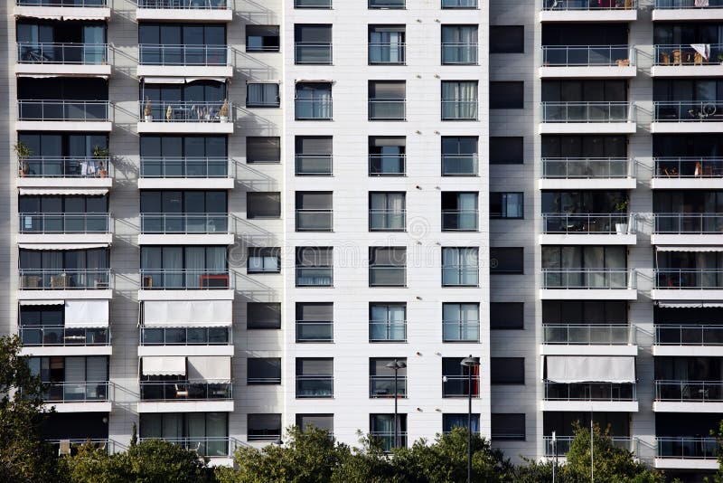 A modern block of flats stock photo. Image of architecture - 44186692