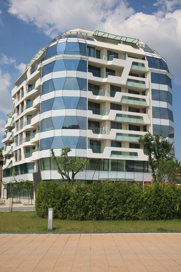 Modern block of flats stock image. Image of city, home - 30162035