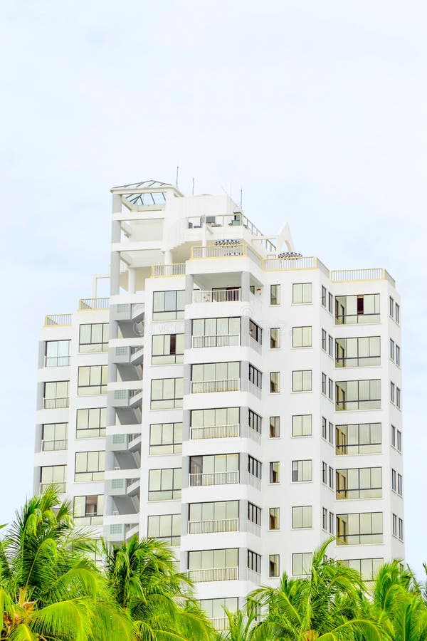 Modern Block House in Ecuador Stock Photo - Image of district, vertical ...