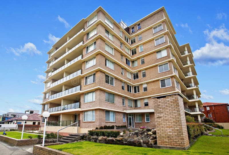 Modern block of units stock photo. Image of holiday, condo - 21567006