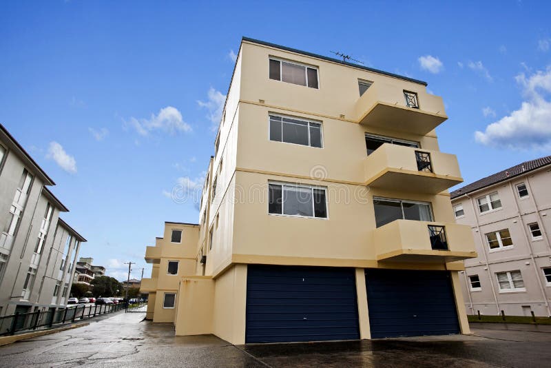 Modern block of units stock photo. Image of holiday, condo - 21567006