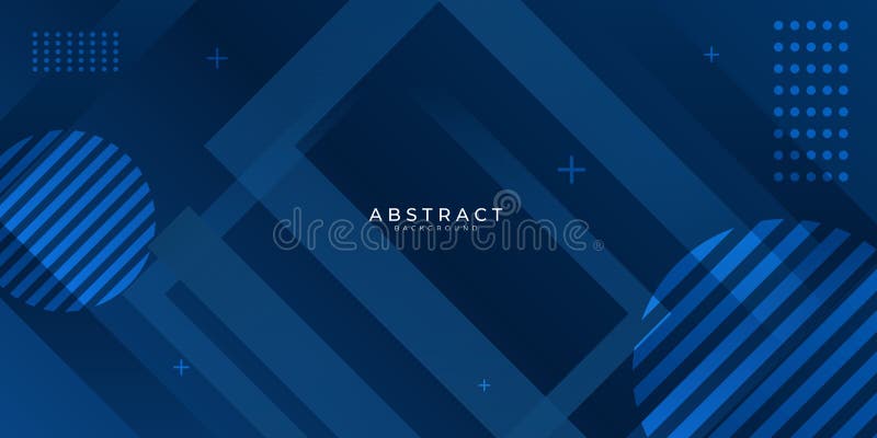 Modern Blue Abstract Presentation Background with Overlap Layered Light ...