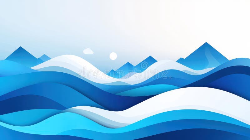 Modern Blue Abstract Web Banner with Creative Designs and Textures ...