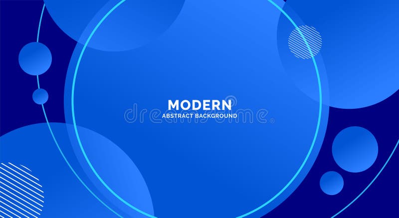 Modern Blue Background Circle Vector Art Stock Vector - Illustration of ...